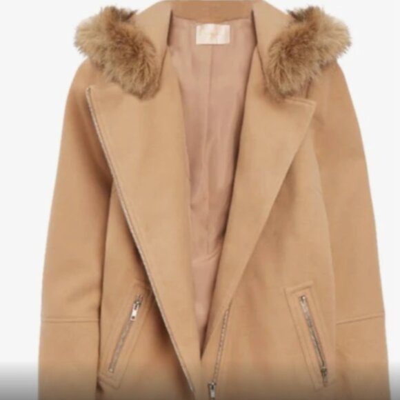 Skies Are Blue | Jackets & Coats | Womens Camel Colored Jacket With ...